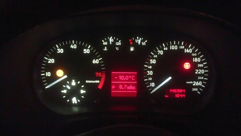 Tacho LED Umbau - Rund um den A3 - A3-Freunde